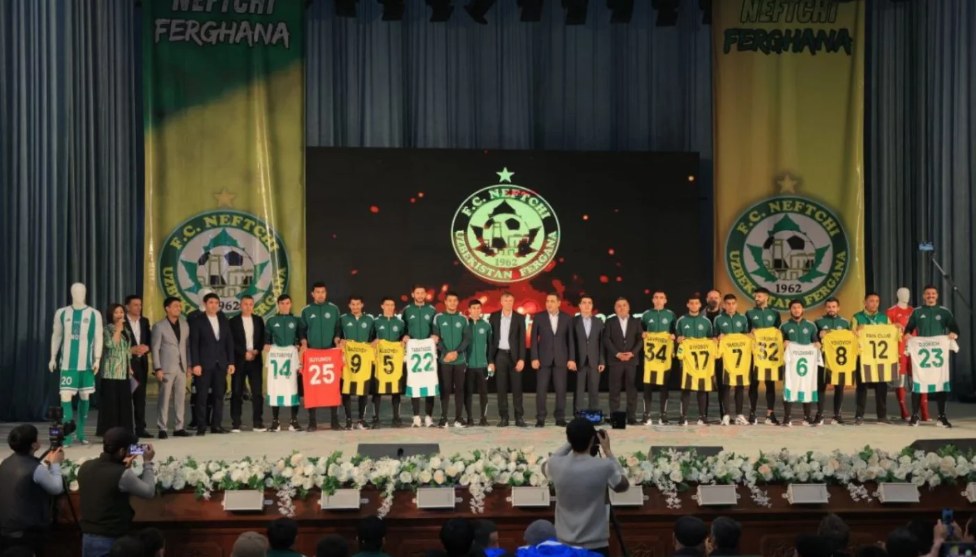 Neftchi FC's new season presentation held in Fergana - Zamin.uz, 13.03.2025
